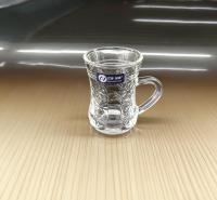 China Height 78mm Elegant Glass Tea Mug Glass Tea Cups Ideal for Serving Hot Beverages in Restaurants Hotels and Tea Houses for sale