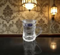 China 83ml Glass Tea Cups 54mm Lightweight Clear Tea Cups For Tea Serving / Presentation for sale