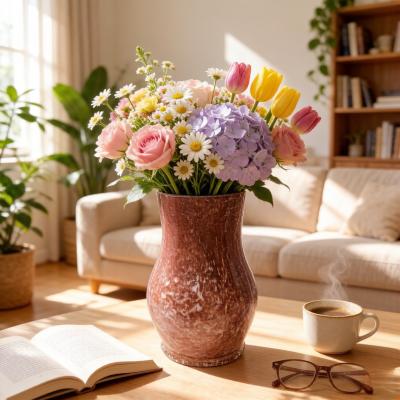 China Lead-free Crystal Glass Vase with Customized Logo and 150mm Max Diameter for Elegant Floral Displays for sale