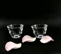 China Excellent Transparent 6 Glass Coffee Cups 65ml 2oz Cawa Cup for Arabic Coffee Serving for sale