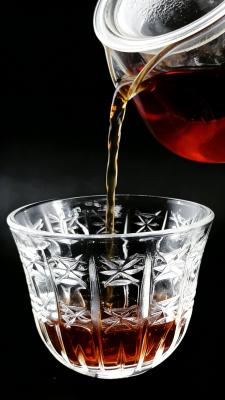 China 6 Cawa Cups Set Exclusive Mold Designs Glass Coffee Cups Height 4.8cm Diameter Suitable for Cafes Restaurants and Offices for sale