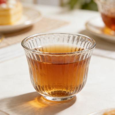 China Elegant Glass Coffee Cups Set Lead Free For Serving Espresso Tea Sake for sale