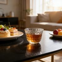 China Diamond Cut Glass Coffee Cups 6 Piece Set 65ml Clear Coffee Cups for sale