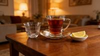 China 120 Grams Per Cup Durable Glass Drinking Sets 18pcs Set Glass Tea Cups 6pcs Turkish Cups 6pcs Saucers 6pcs Cawa Cups Offering Perfect Solution For Catering Services for sale