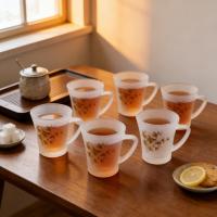 China OEM ODM Acceptable Durable Glass Drinking Sets 18pcs Set Glass Tea Cups Measuring 69mm Height Designed for Hospitality and Food Service Providers for sale