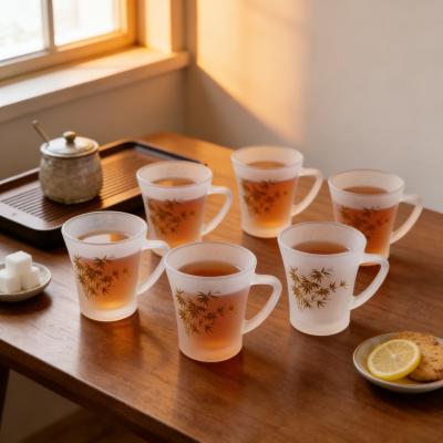 China OEM ODM Acceptable Durable Glass Drinking Sets 18pcs Set Glass Tea Cups Measuring 69mm Height Designed for Hospitality and Food Service Providers for sale