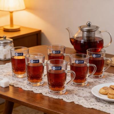 China Cylindrical Glass Cup Sets 36pcs Set Glass Tea Cup Featuring Max Diameter 54mm Height 90mm Suitable for Restaurants Cafes and Office Pantries for sale