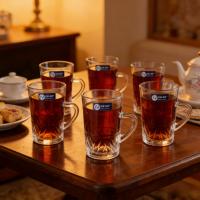China 133ml Capacity Durable Glass Drinking Sets 18pcs Set Glass Tea Cups Featuring 90mm Height Ideal for Catering Services and Hospitality Businesses for sale