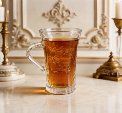 China Premium glass cup ECO-friendly modern design 98ml glass tea cup for sale