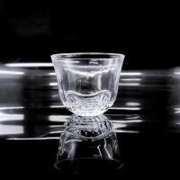 China OEM ODM Custom Espresso Cups , Elegant Clear Glass Espresso Cups 65ml for sale