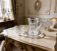 China Wonderful color box packing 18pcs glass cup set for tea enthusiasts, friends on birthdays for sale