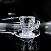 China Glass Cup Sets 12 Piece Including 6 Cups and 6 Saucers Designed for Practical Usability and Enhanced Beverage Presentation for sale