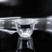 China Lead Free Crystal Stackable Glass Cups 65ml For Arabic Coffee Serving / Small Gatherings for sale