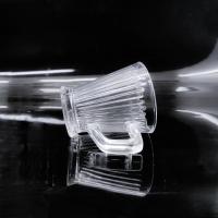 China Ergonomic Handle Glass Espresso Cups 100ml Transparent Glass Cups 6 PCS Set for sale
