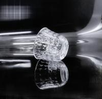 China Diamond Cut Glass Coffee Cups 6 Piece Set 65ml Clear Coffee Cups for sale
