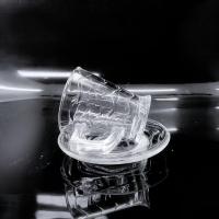 China Glass Cup Sets 12 Piece Wavy Patterned Cups and Saucers with Ergonomic Handles Durable Design for Cafes Homes and Special Occasions for sale