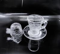 China Classic Glass Cup Sets , Practical / Stylish Glass Drinkware Set For Hotels Restaurants Cafes for sale