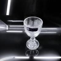 China 100mm Height Lead Free Crystal Glass Goblets Set For Juices / Iced Teas for sale