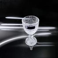 China 65ml Glass Juice Cups Complete 6Pcs Lead Free Crystal Goblets for sale