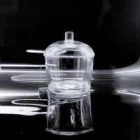 China 526g Glass Candy Bowls Eco Friendly Lead free Durable Clear Bowls Suitable for Candy Display and Storage for sale