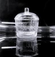 China Height 125mm Elegant Glass Candy Bowls Ideal for Retail Display and Special Event Styling for sale