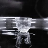 China Clear Glass Coffee Cups 6pcs Set 65ml Capacity Lead Free With Smooth Rim for sale