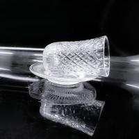 China Lead-free Crystal Glass Elegant Glass Cup Sets 6pcs Turkish Cups 6pcs Saucers Modern Design Style Suitable for Hotels Restaurants and Corporate Gifting for sale