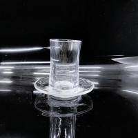 China Lead Free Decorative Glass Tea Sets Glass 6pcs Turkish Cups 6pcs Saucers Perfect for Enhancing Tea Presentation in Commercial Settings for sale