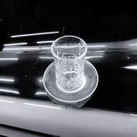 China Without Handle Glass Cup Sets 6pcs Turkish Cups Transparent Or Customized Designed For Professional Hospitality Industry for sale