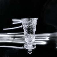 China OEM Glass Juice Cups 112mm Height Custom Logo Customization Ideal for Commercial Juice Serving and Hospitality Industry for sale