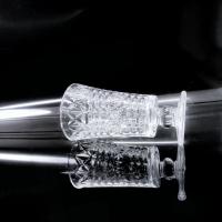 China Max diameter 62mm Glass Juice Cups Lead free Crystal Glass Transparent Or Customized Durable And Elegant For Beverage Industry for sale