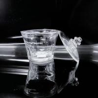 China Mouth outer diameter 115mm Glass Candy Bowls Featuring Smooth Finish OEM ODM Customization Options for sale