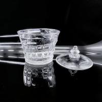 China Contemporary Elegant Glass Candy Bowls Engineered for Restaurants Cafes and Event Venues Providing Sophisticated Candy Display Solutions for sale