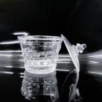 China Contemporary Elegant Glass Candy Bowls Engineered for Restaurants Cafes and Event Venues Providing Sophisticated Candy Display Solutions for sale