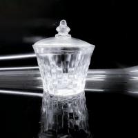 China Transparent Decorative Glass Candy Bowls Lead-free Crystal Glass Clear Bowls Great for Candy Storage and Event Decoration for sale