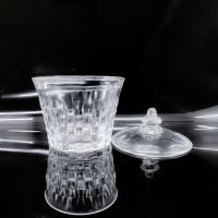 China Transparent Decorative Glass Candy Bowls Lead-free Crystal Glass Clear Bowls Great for Candy Storage and Event Decoration for sale