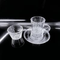 China Stylish 36 PCS Drinking Glassware Sets  / Elegant Glass Drinkware Set for sale