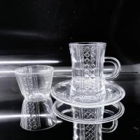 China Stylish 36 PCS Drinking Glassware Sets  / Elegant Glass Drinkware Set for sale