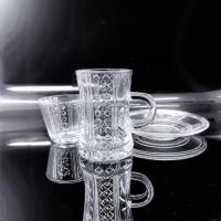 China Stylish 36 PCS Drinking Glassware Sets  / Elegant Glass Drinkware Set for sale