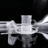 China 18PCS Glass Tea Cup Set Customized With Turkish Tea Glasses And Saucers for sale