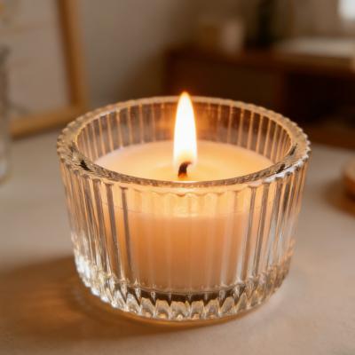 China Decorative Modern Glass Candle Holders Detachable Glass Candlestick Holder for sale
