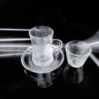 China Elegant Modern Glass Cup Set 90ml 3.04oz For Hospitality / Corporate Settings for sale