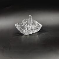 China 185 Grams Decorative Glass Candy Bowls Durable Transparent Bowls Ideal for Candy Display and Enhancing Table Decoration in Various Settings for sale