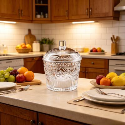 China Glass Decorative Glass Candy Bowls OEM ODM Versatile Elegant Clear Bowls Suitable for Candy Storage and Gift Presentation for sale