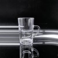 China Glass Cup Sets Round Number Of Pieces 6 Durable Clear Glass Cups Perfect For Meeting Rooms And Daily for sale