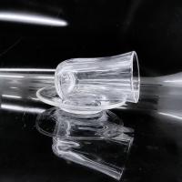 China Max diameter 56mm Clear Glass Tea Cup 6pcs Turkish Cups 6pcs Saucers without Handle Stylish Solution for Tea Service for sale