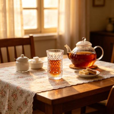 China 6 Pieces Glass Cup Sets OEM ODM Transparent or Customized Designs Ideal for Hospitality Industry Restaurants and Offices for sale