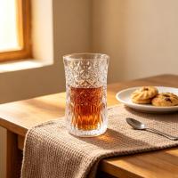 China Restaurant Glass Cup Sets 6pcs Turkish Cups Modern Design Style Transparent or Customized Elegant and Functional for Dining Establishments for sale