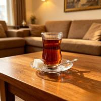 China Max diameter 56mm Clear Glass Tea Cup 6pcs Turkish Cups 6pcs Saucers without Handle Stylish Solution for Tea Service for sale
