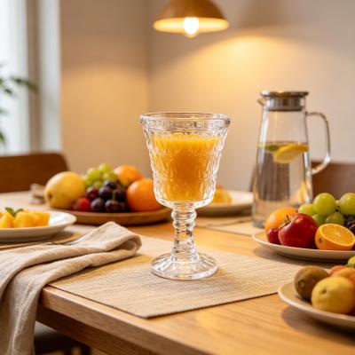 China Eco-Friendly Glass Cups Lead-Free Crystal Glass Durable Clear Drinking Glasses Suitable for Restaurants Cafes and Hotels for sale